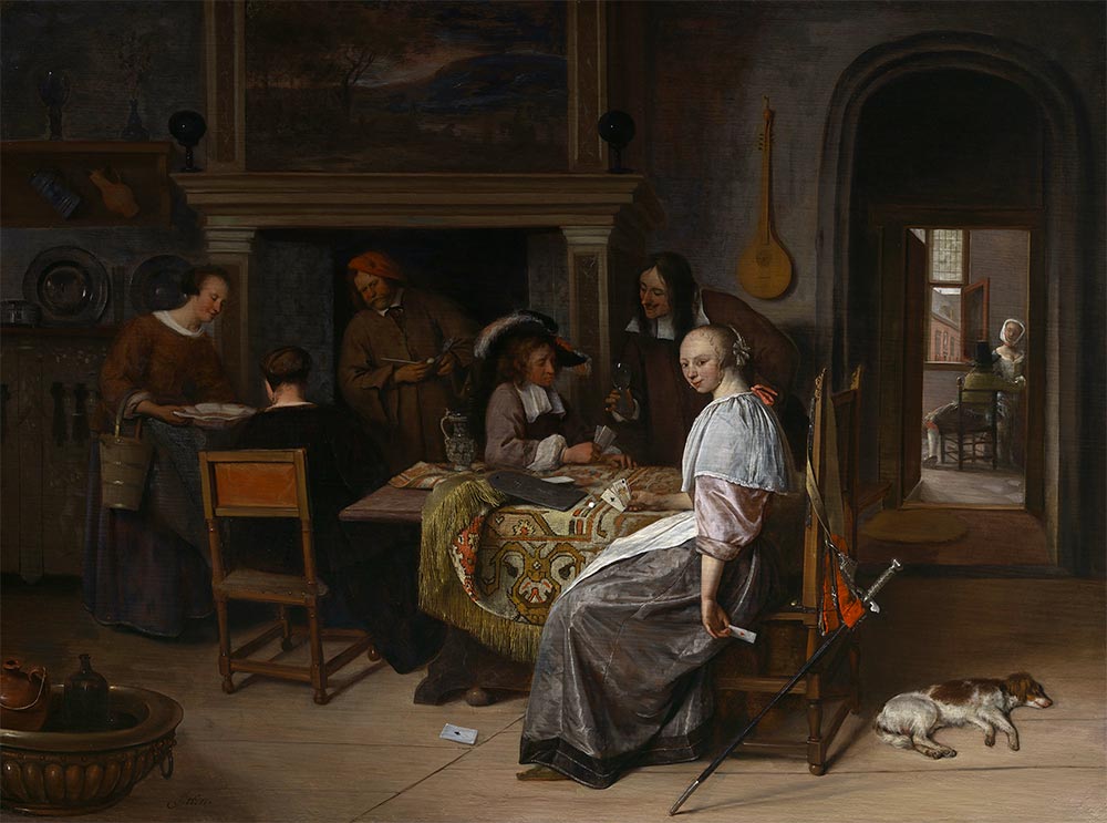 Jan Steen Painting Reproductions | Museum-Quality by TOPofART